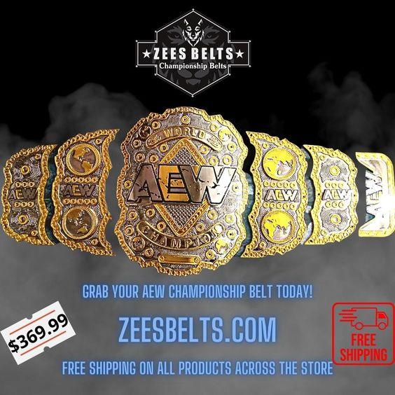 The AEW Belt: A New Symbol of Wrestling Excellence - Zees Championship ...