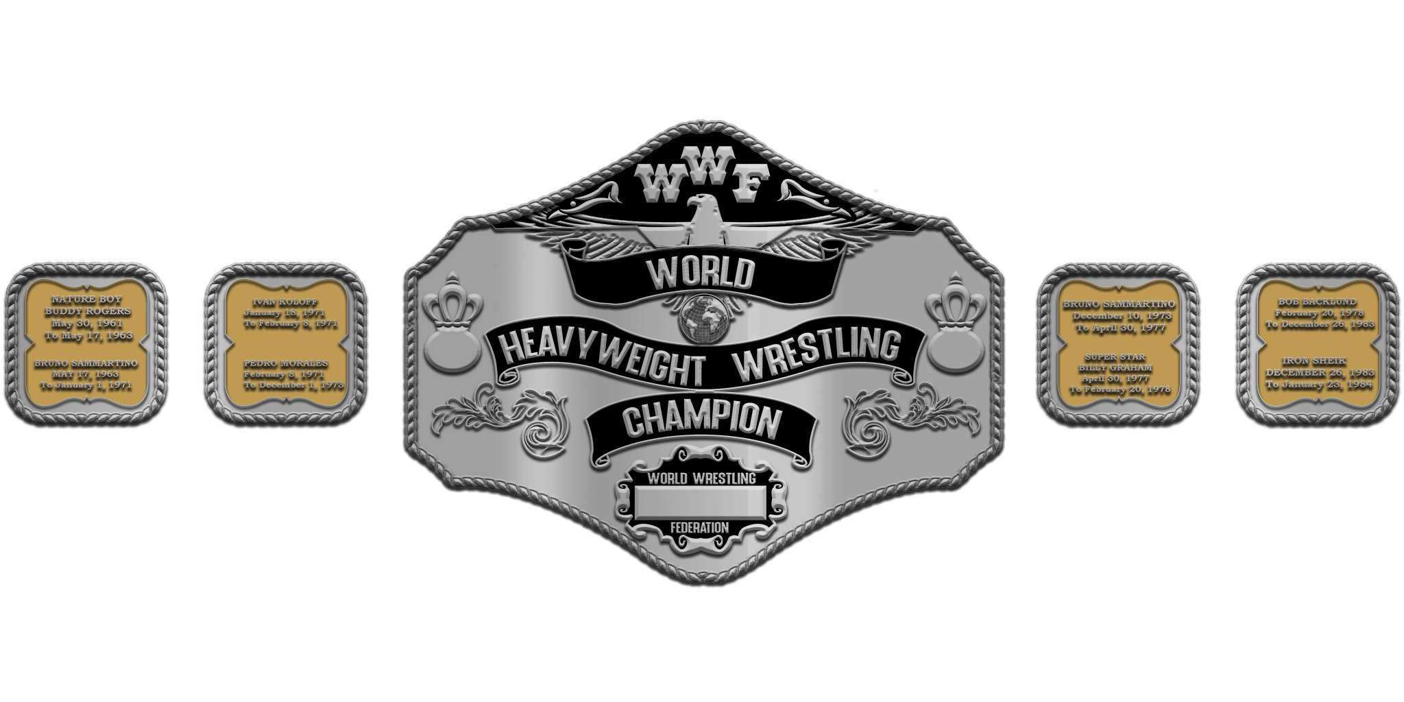 ZBCB-159 Custom Design Championship Belt - 2mm / Zinc - Zees ZBCB-159 Custom Design Championship Belt - 2mm / Zinc - Zees